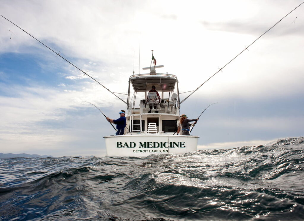 35ft Bad Medicine – 4 Anglers – Cabo Sportfishing Crew